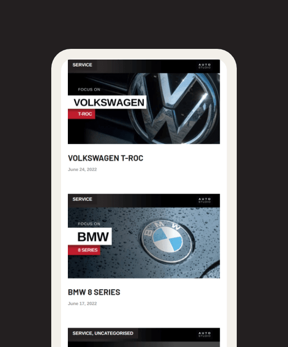 Auto Studio - Argon | Argon Adelaide Web Design & Development