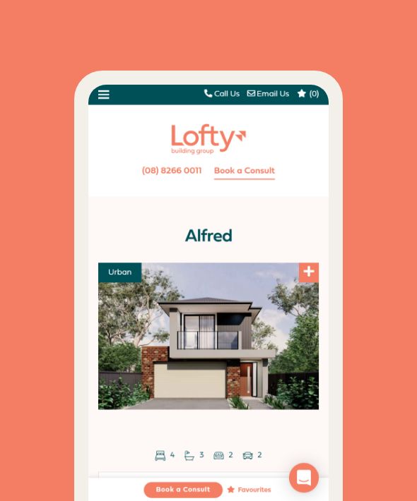 Lofty Building Group - Argon | Argon Adelaide Web Design & Development