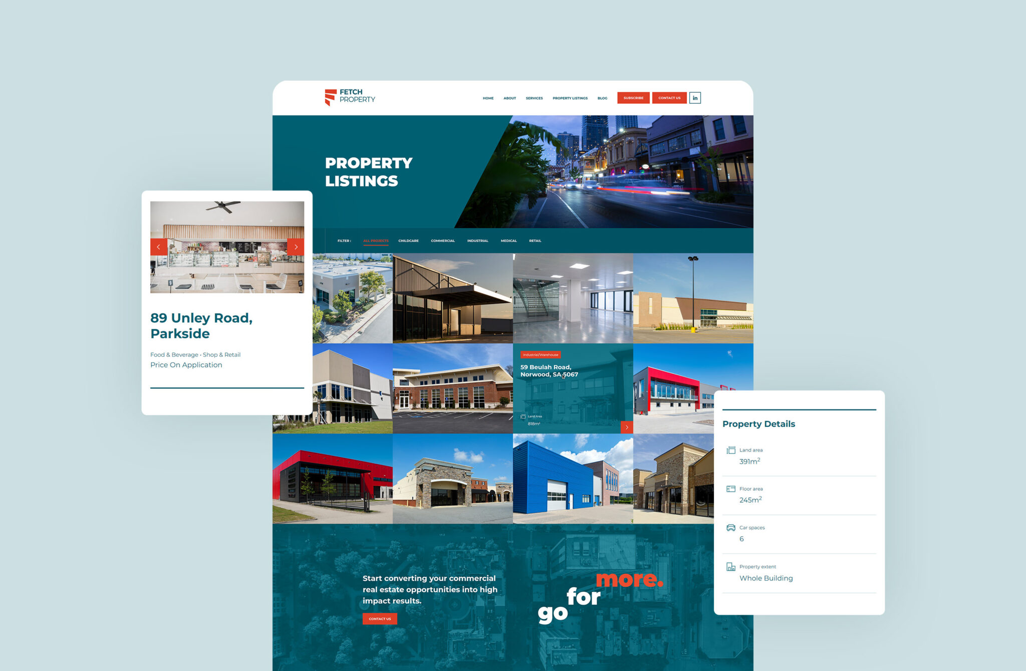 Fetch Property - Argon | Adelaide Web Design & Development