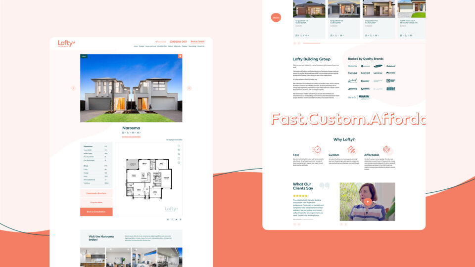 Lofty Building Group - Argon | Adelaide Web Design & Development