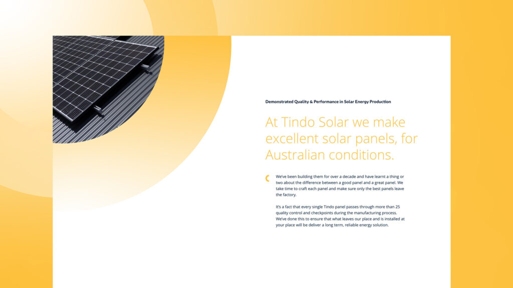 Tindo Solar - Argon | Adelaide Web Design & Development